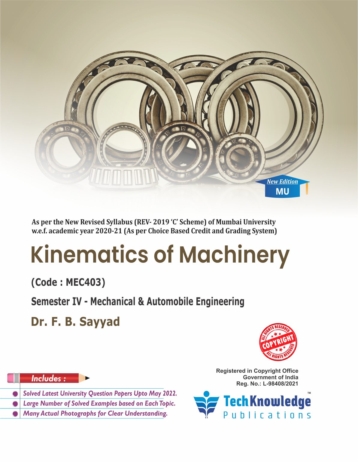 Kinematics of Machinery – Techknowledge Publications