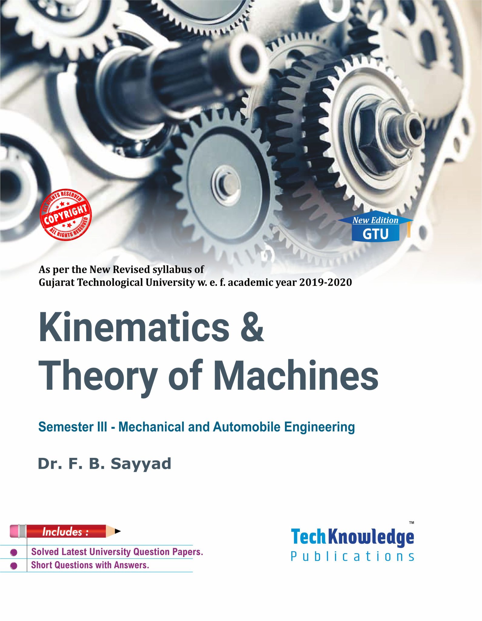 Kinematics & Theory of Machines – Techknowledge Publications