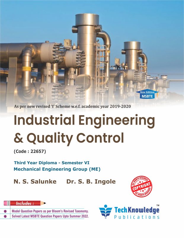 Industrial Engineering and Quality Control – Techknowledge Publications