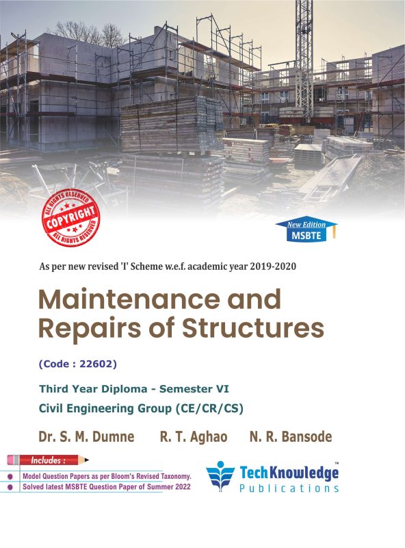 Maintenance and Repairs of Structures – Techknowledge Publications