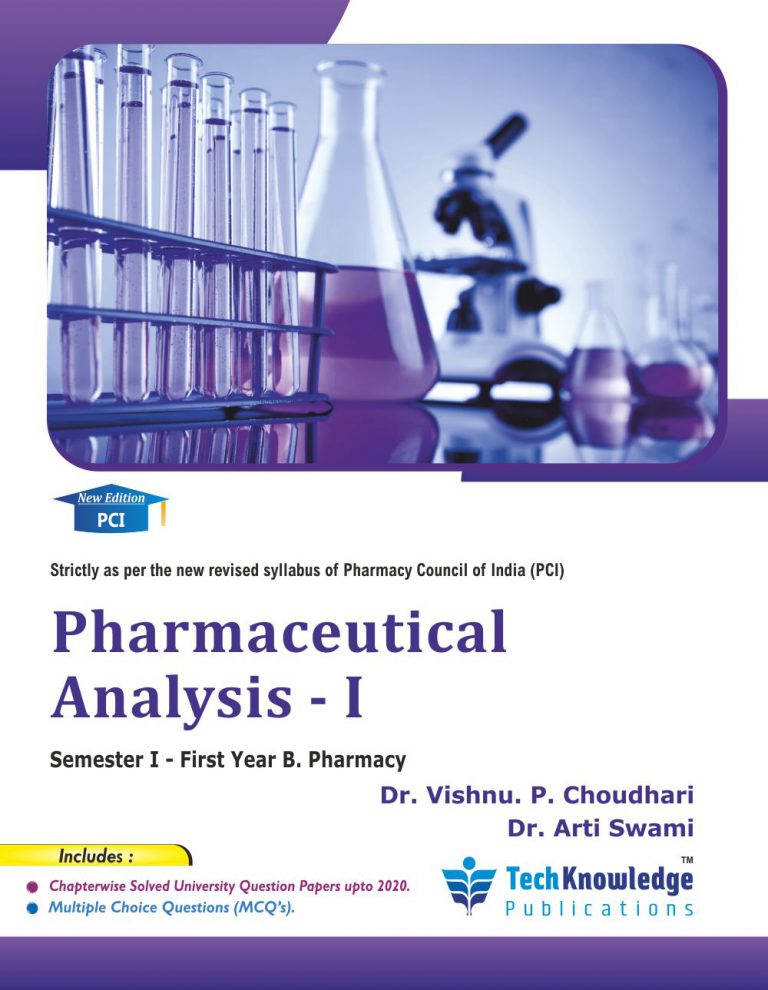 Pharmaceutical Analysis-I – Techknowledge Publications