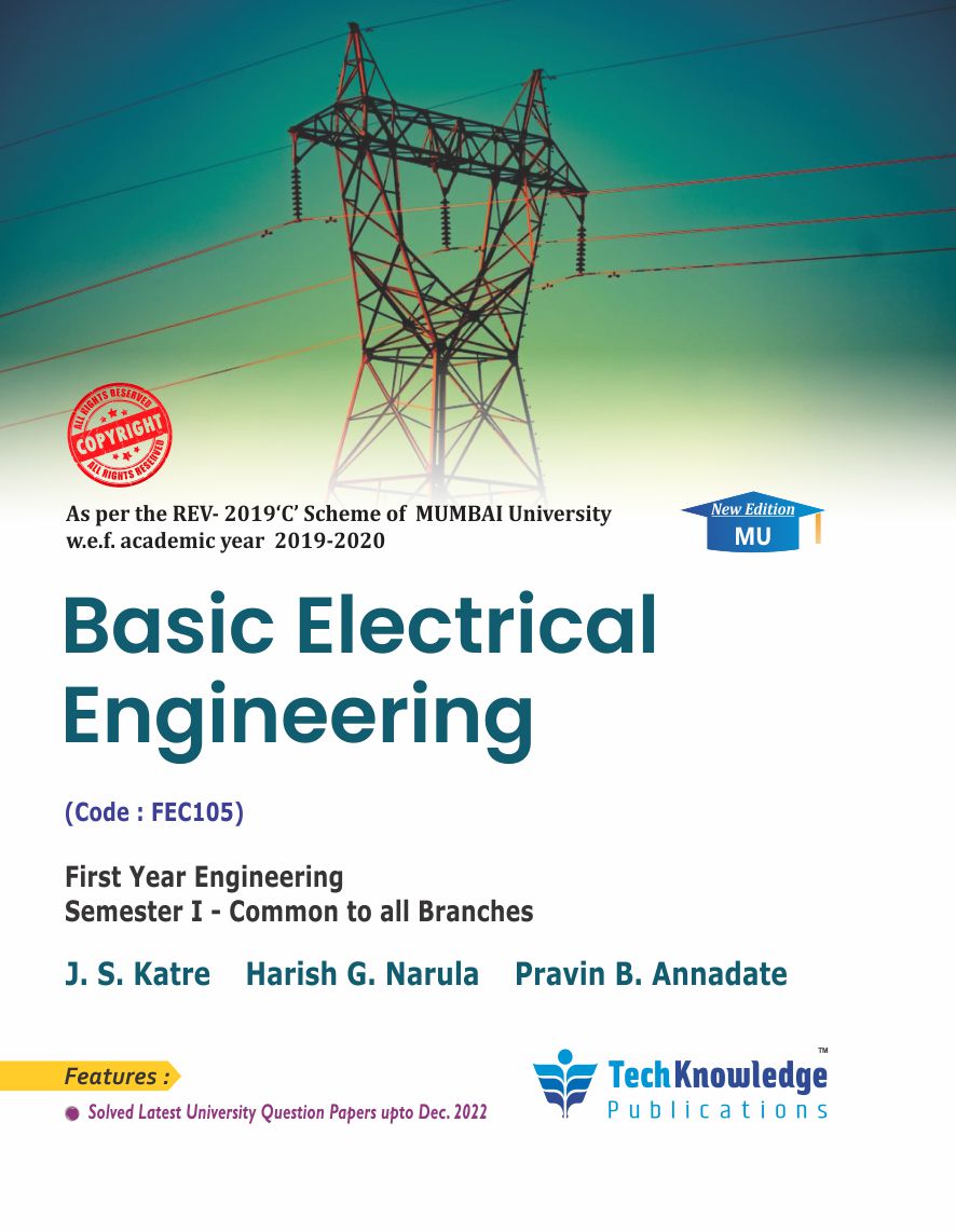 Basic Electrical Engineering – Techknowledge Publications