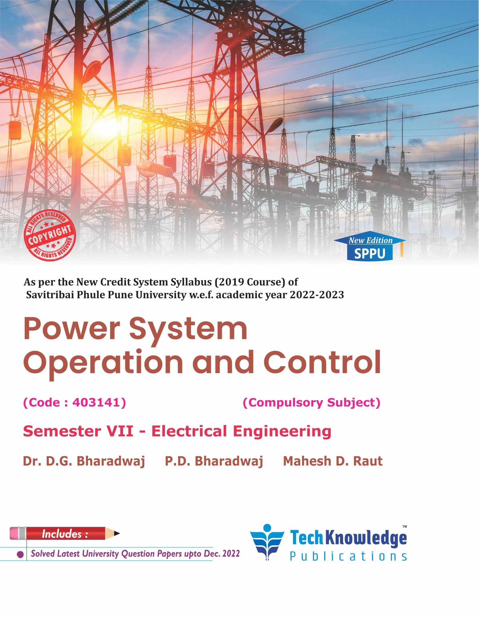 Power System Operation and Control – Techknowledge Publications