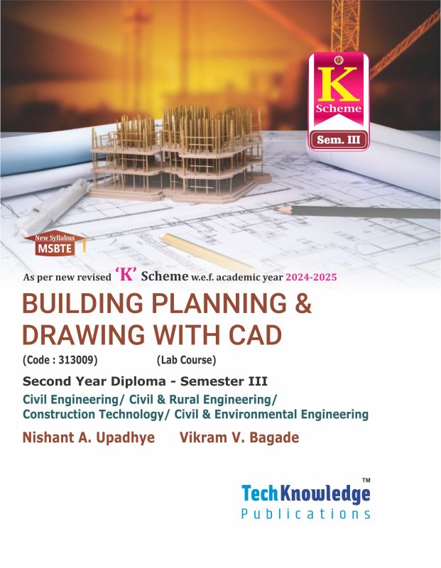 Building Planning & Drawing With CAD – Techknowledge Publications