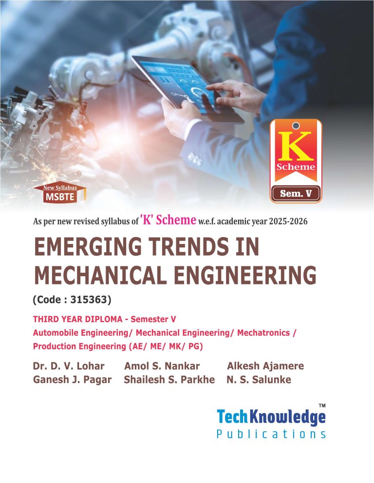 EMERGING TRENDS IN MECHANICAL ENGINEERING – Techknowledge Publications