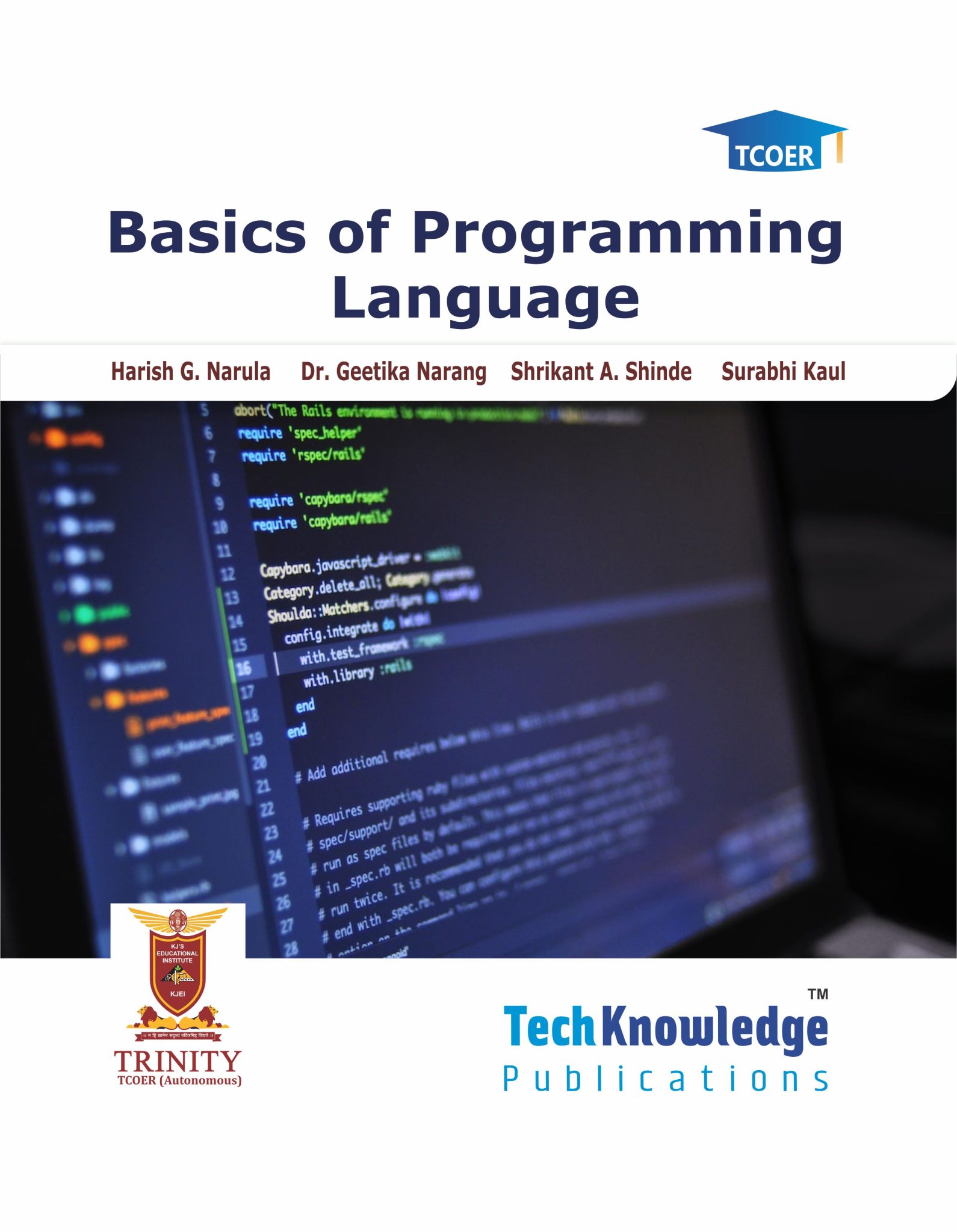 Basics of Programming Language – Techknowledge Publications